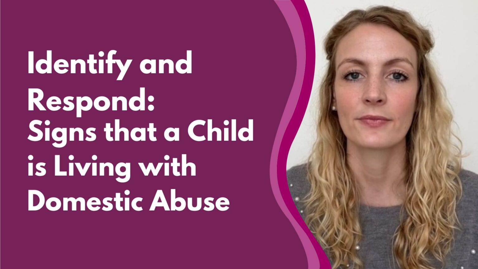 Identifying and Responding to Signs that a Child is Living with ...